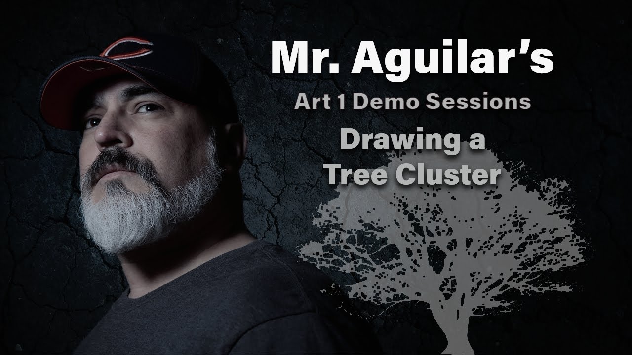 How to draw a cluster of Trees - YouTube