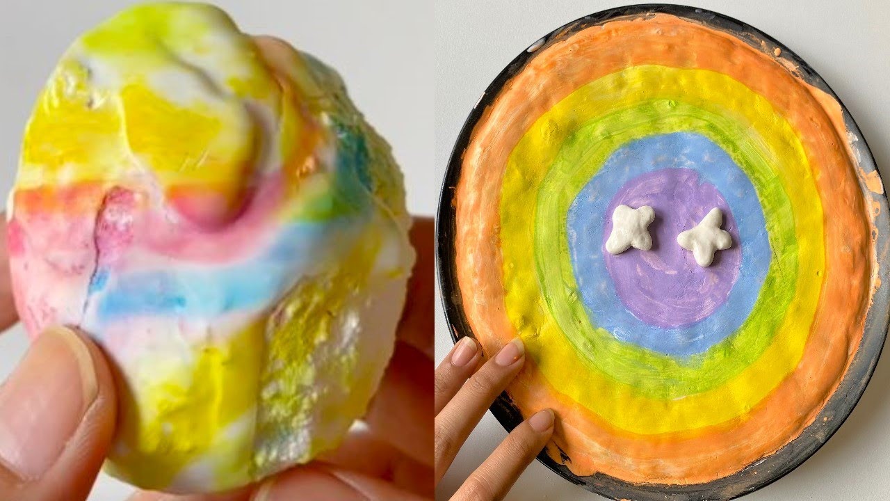 Plaster Clay Cracking & Slime ASMR Video #653 - YouTube