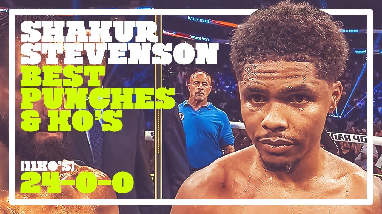 ⚡️ Shakur Stevenson (24-0) | Best Punches & Knockouts | Highlights HD ...