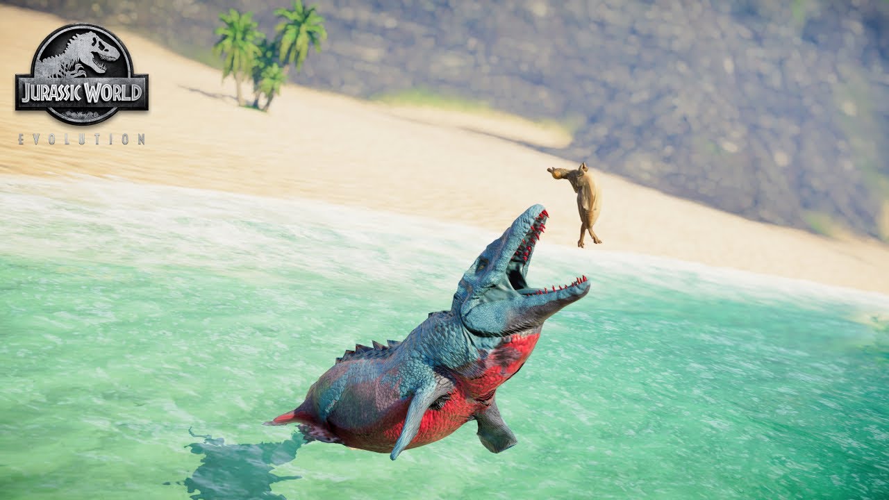 MOSASAURUS HUNTS DOWN ALL DINOSAURS BY THE JURASSIC OCEAN | EXPANDED ...