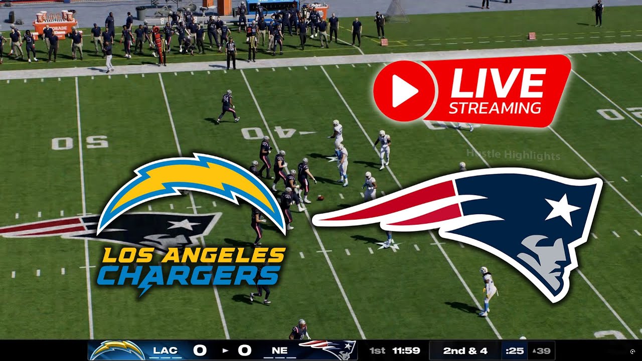 NFL LIVE🔴New England Patriots vs Los Angeles Chargers LIVE STREAM ...