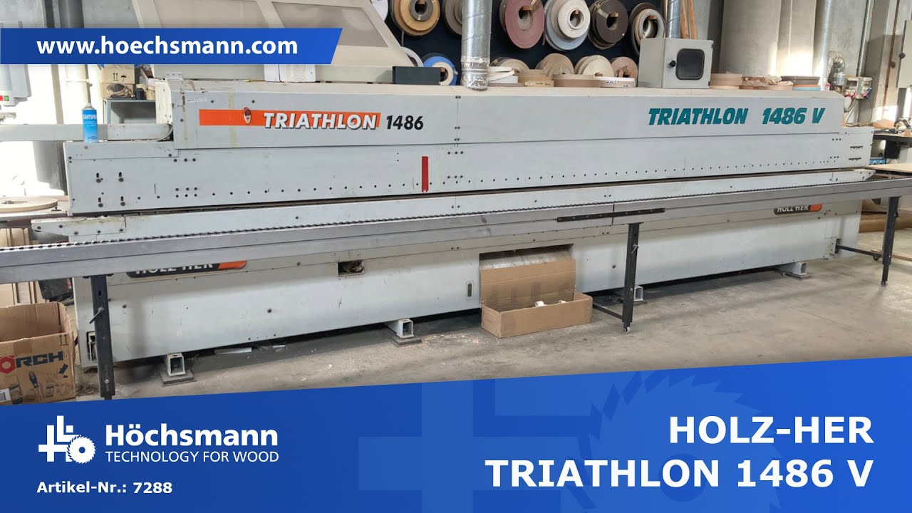 HOLZ-HER TRIATHLON 1486 V (Höchsmann Klipphausen) - YouTube