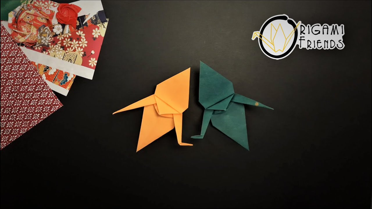 Origami pentru toți - Cocor (tradițional) | Origami Friends - YouTube