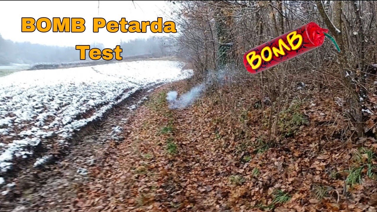 BOMB Petarda - Test 1 - YouTube