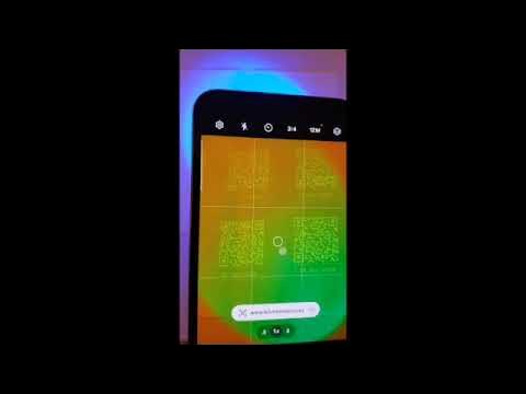 Invisible QR Codes revealed by blue light - YouTube