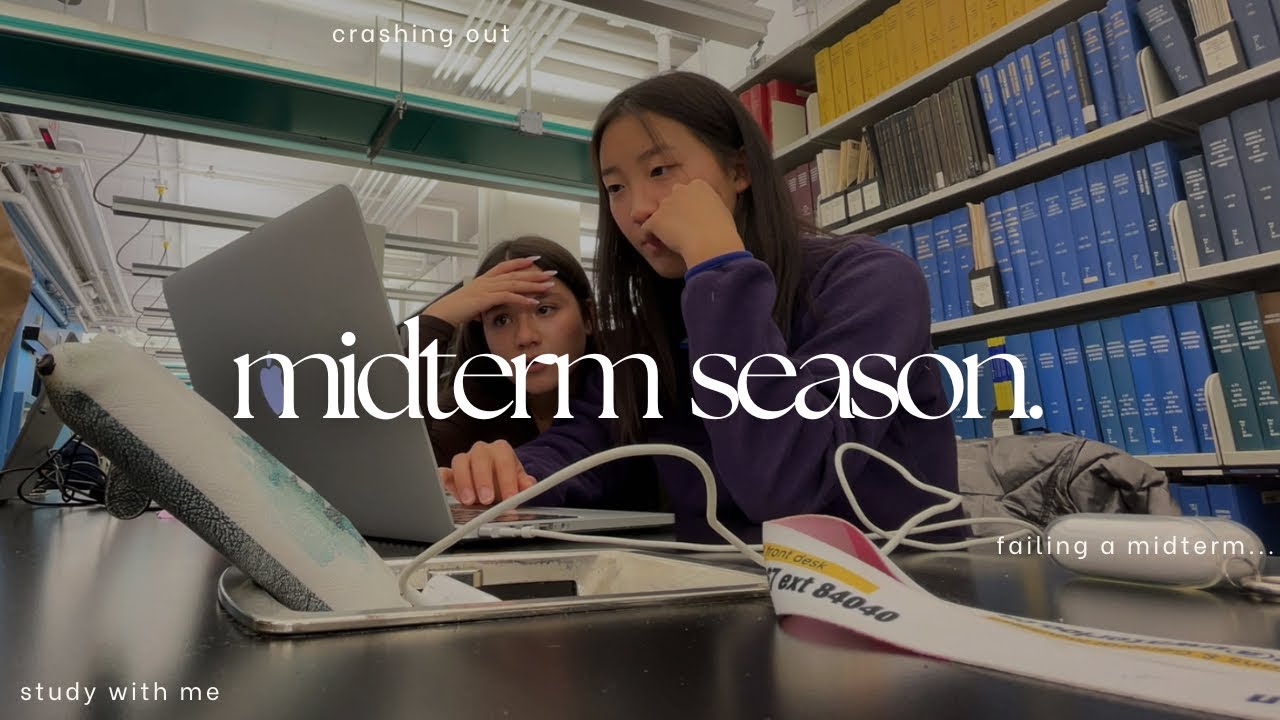 midterm season | my midterm experience, lots of studying, productivity ...