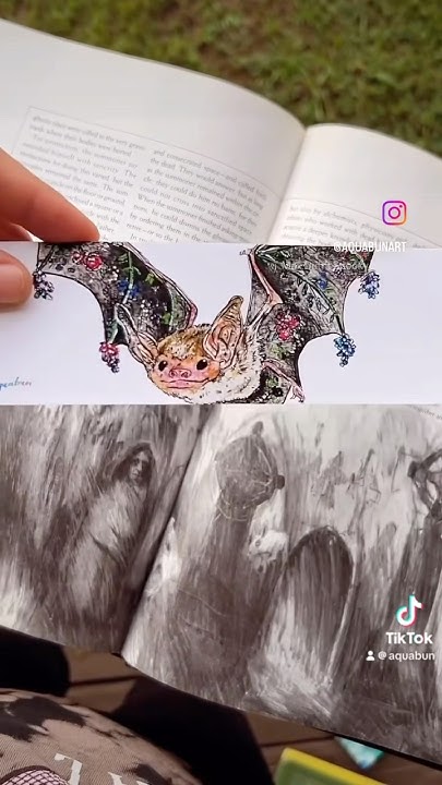 🦇 Batty bookmarks 🦇 #art #artist #watercolor #bats #supportsmall # ...