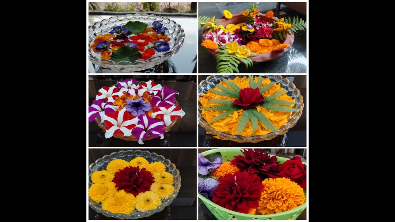 floating flowers bowl decoration/water bowl flower decoration 1 /# ...