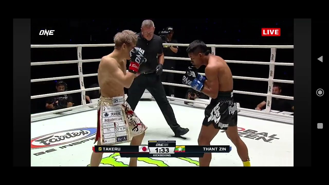 2024 The Best Knockout by Thant Zin to Japan Kickboxing Fighter Takeru ...