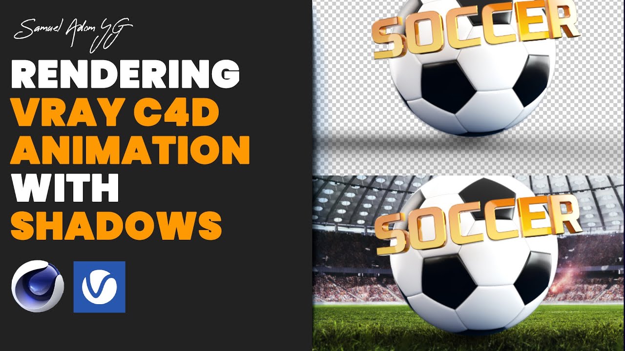 Rendering C4D VRAY 6 Animation with Shadows for Compositing (2023 ...