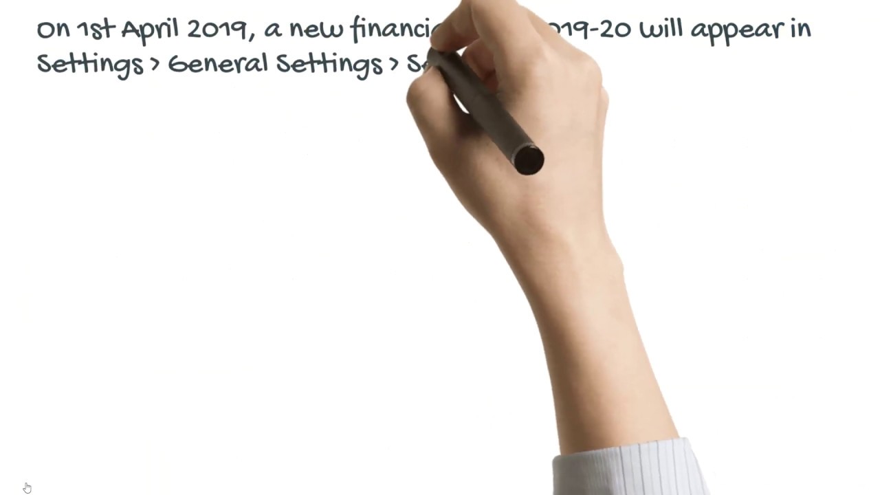 How To Move To New Financial Year | Split Company | Change Period ...