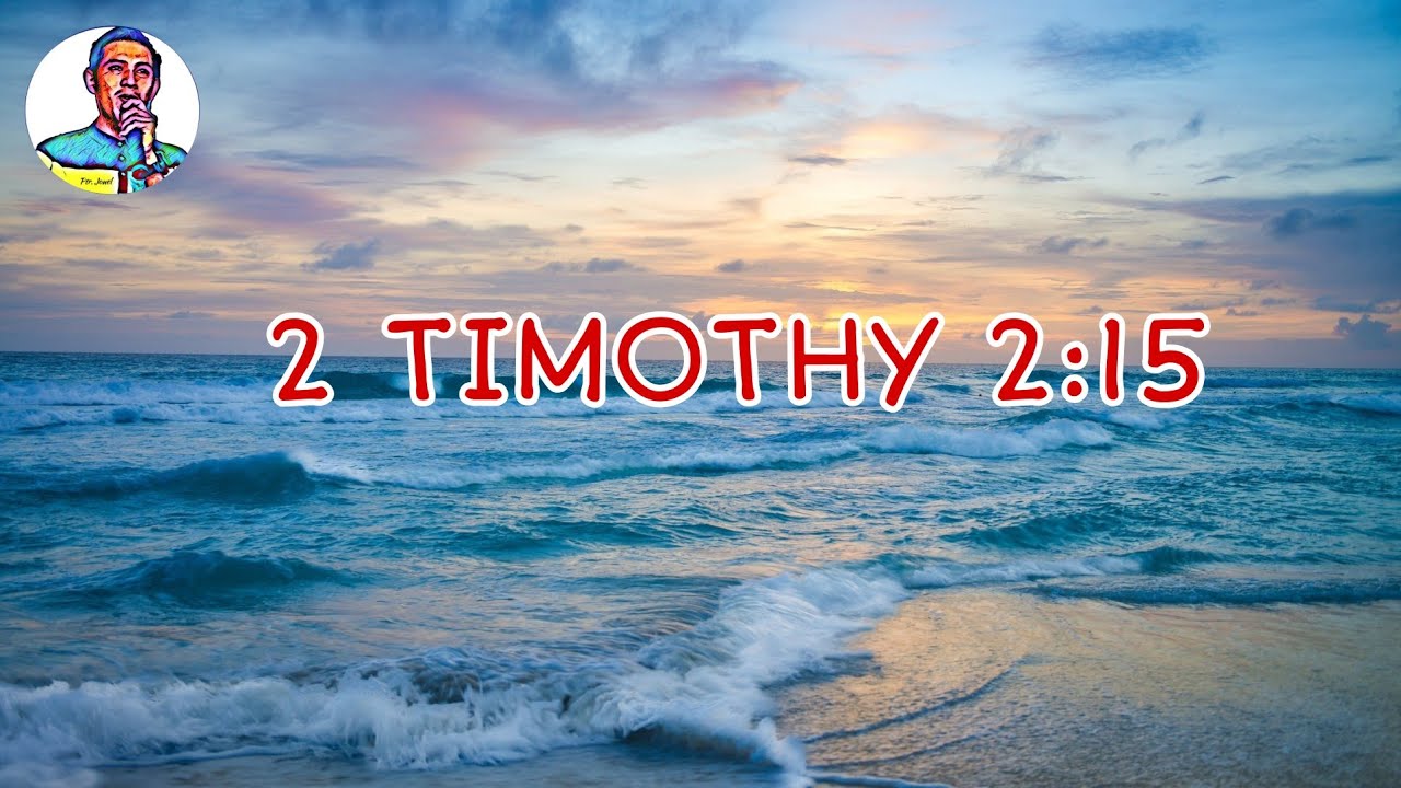 2 TIMOTHY 2:15 #GODFIRST #TEAMJESUS #JEDIDIAHSONG - YouTube