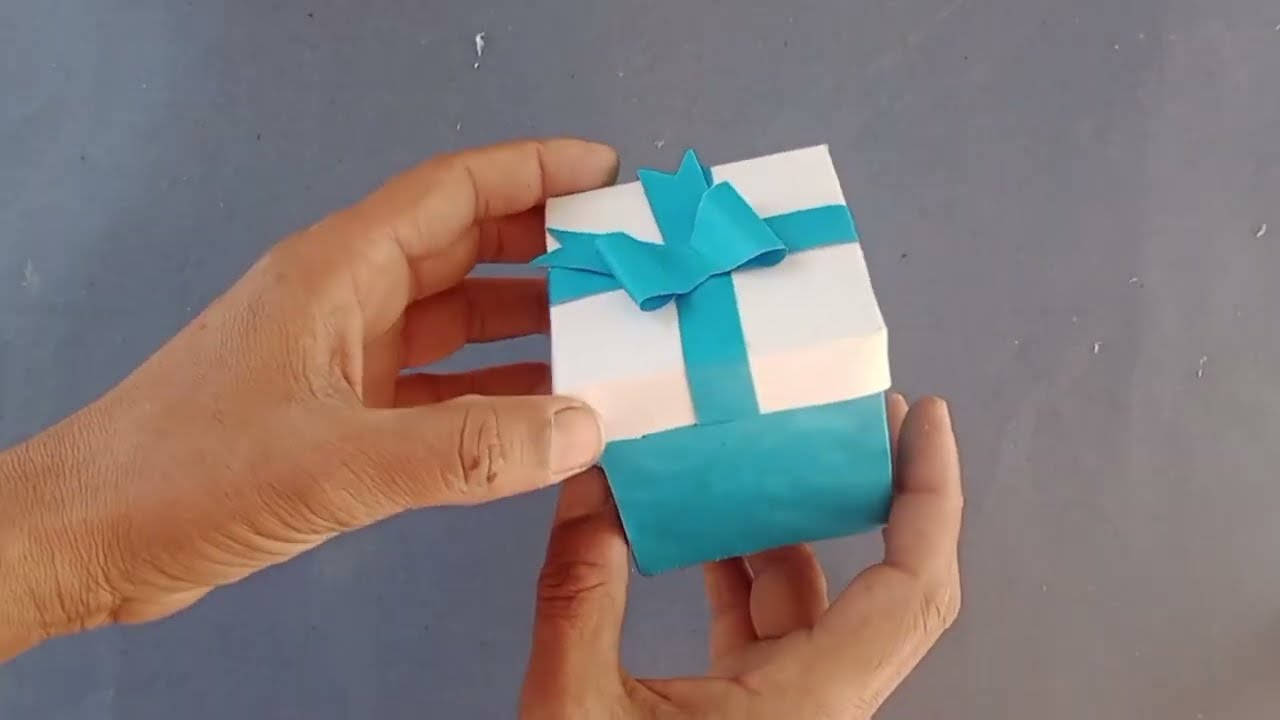 DIY Gift Box | How to make a Gift Box | Paper Craft | Easy Paper Gift ...