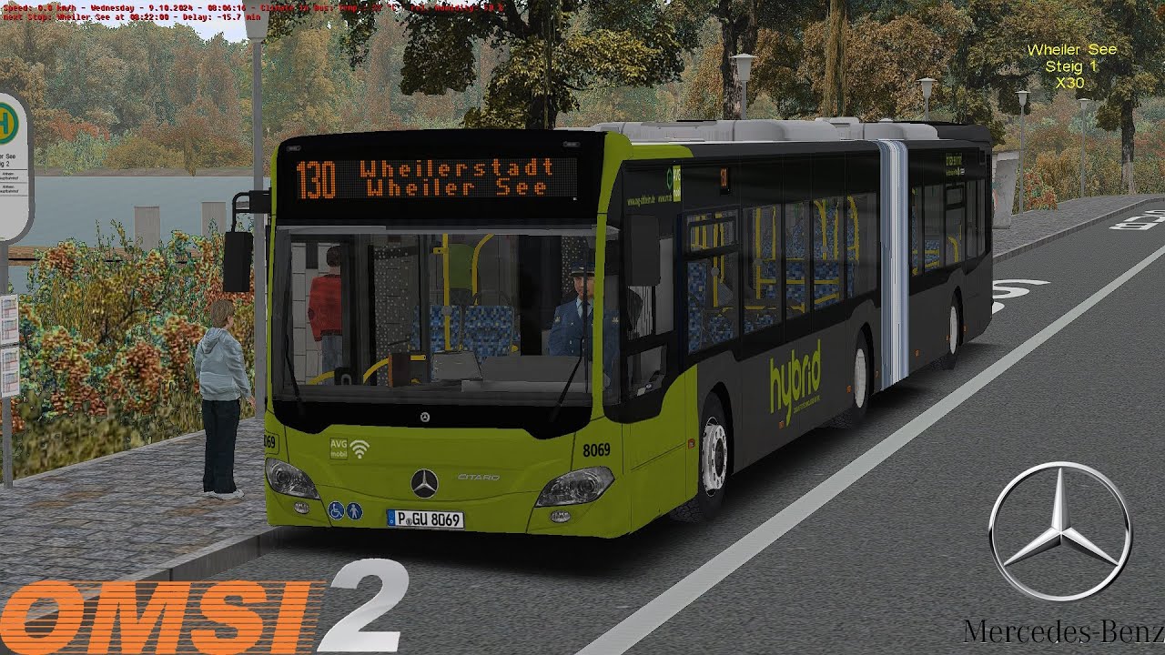 Omsi 2 - Ahlheim Laurenzbach Updated - Line 130 - Mercedes Benz Citaro ...