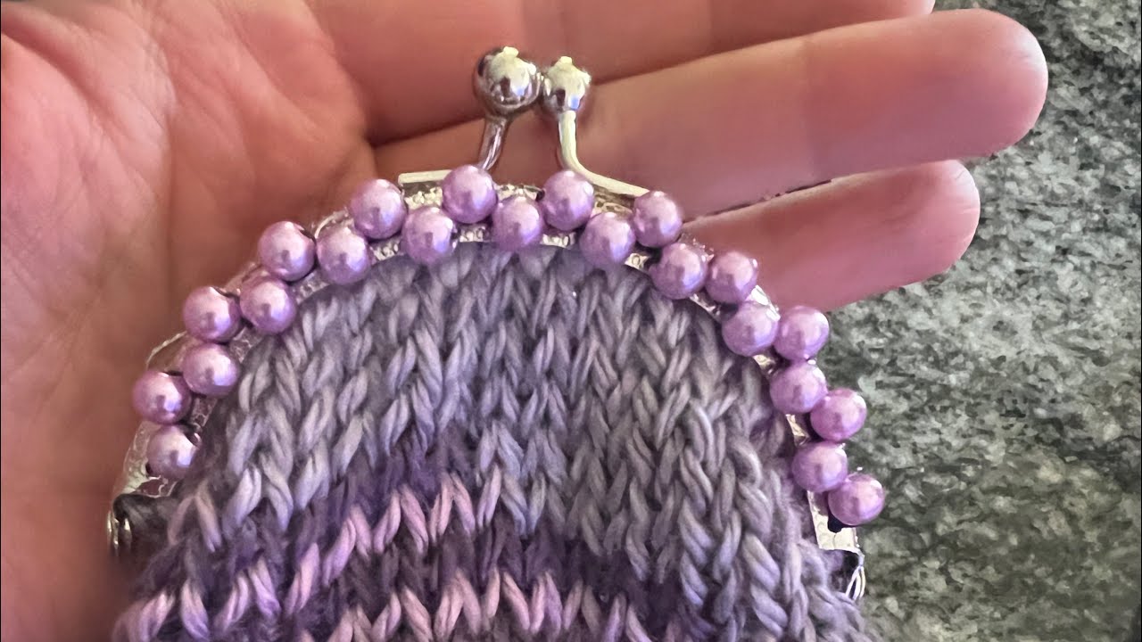 Coin Purse Tutorial- Sentro 32 Needle Circular Knitting Machine - YouTube
