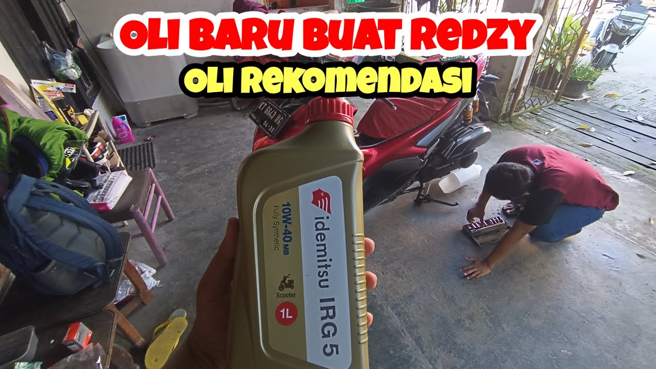Ganti Oli Idemitsu Scooter IRG 5 Untuk Redzy | Motovlog Balikpapan ...