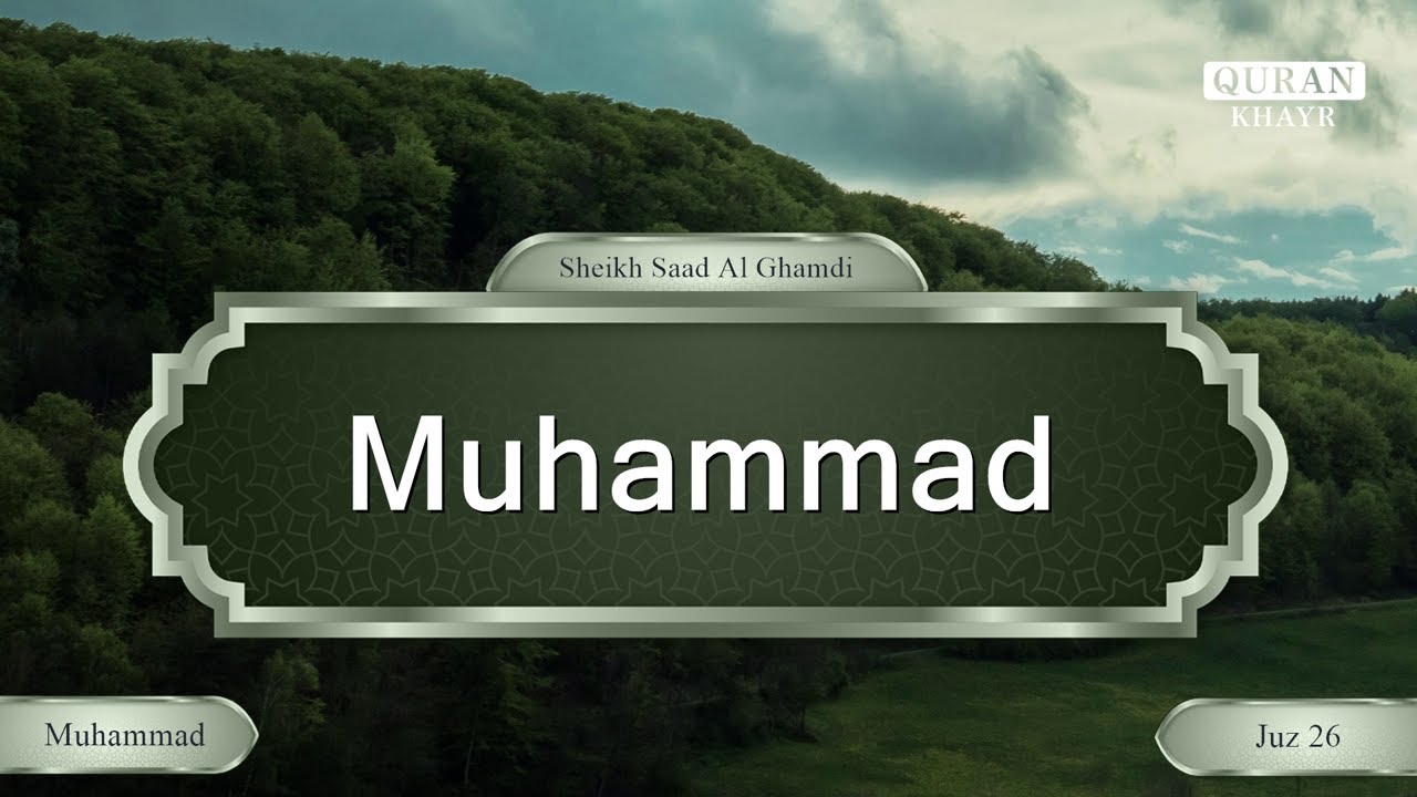 047 | Surah Muhammad | Saad Al-Ghamdi with an English translation - YouTube