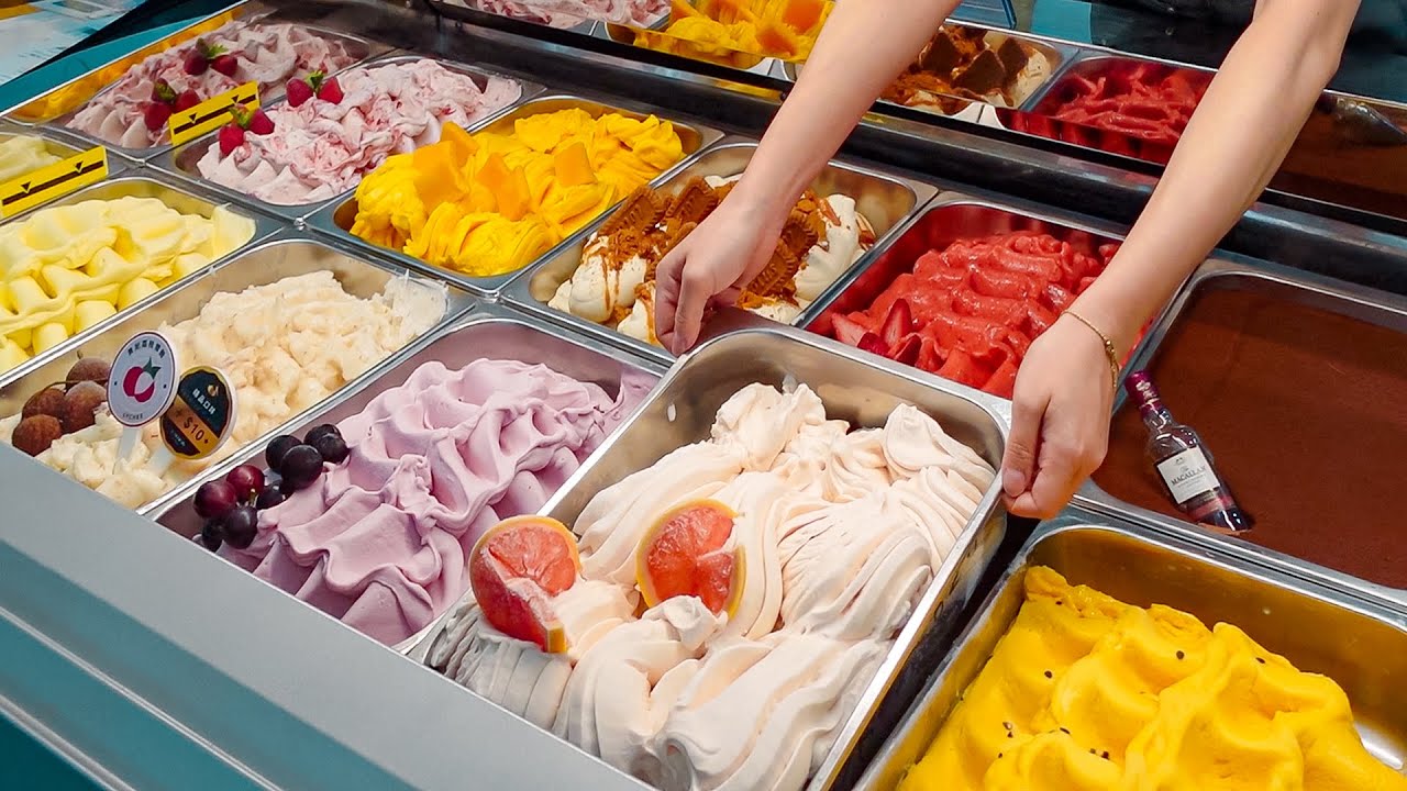 60 Fruit Handmade French Ice Cream Mango Whiskey Strawberry