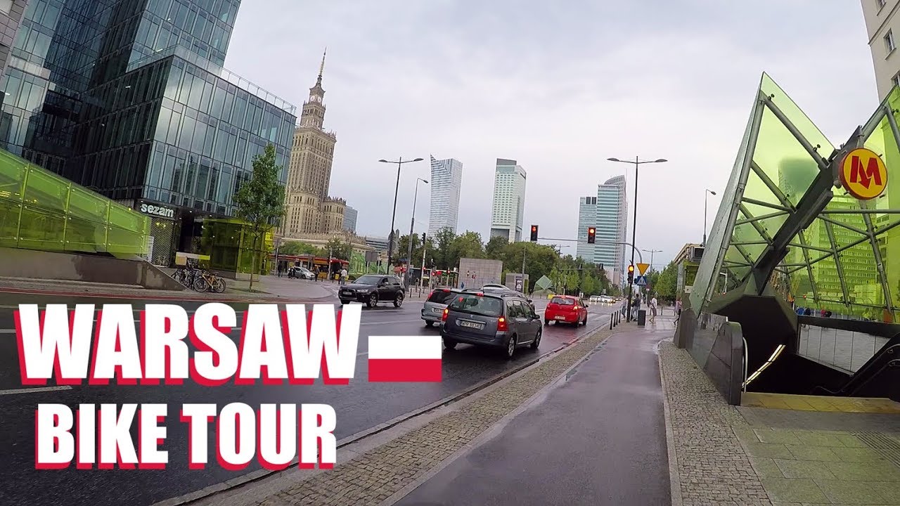 Warsaw Poland Bike Tour Of City Center - YouTube