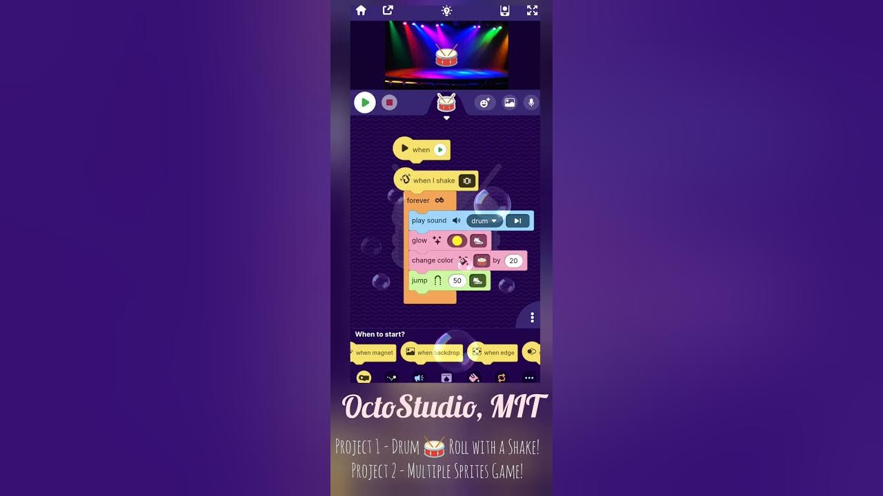 MIT OctoStudio Magic: Mastering Coding animations, games, gifs anywhere anytime, Stellar ...