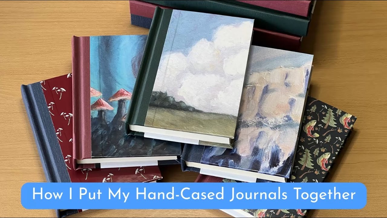 How I Put My Journals Together || Casing-In Process - YouTube