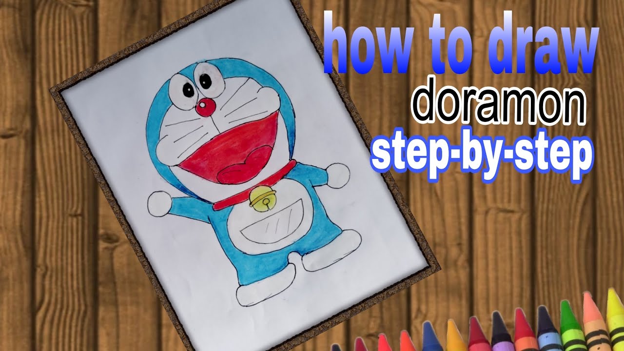 how to draw doraemon | doraemon ki drawing | doraemo - YouTube