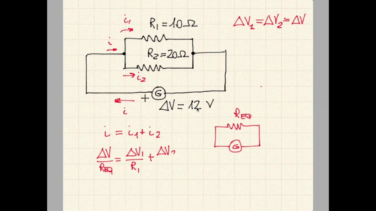 Resistori in parallelo - YouTube