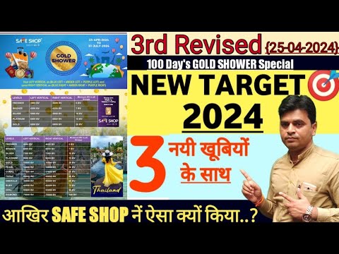 Safe Shop 3rd Revised TARGET लांच🎯 || SAFE SHOP NEW TARGET 2024🎯 ...