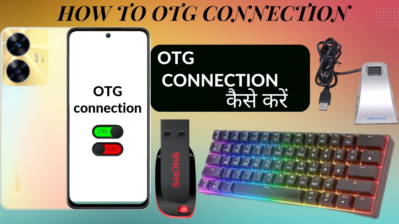 Realme c55 otg Setting | How To Connect otg In Realme C55 | Realme c55 ...