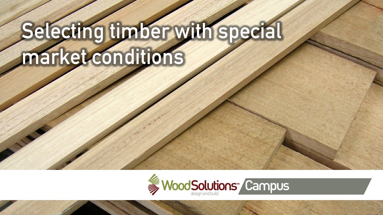 Selecting timber with special market conditions - YouTube