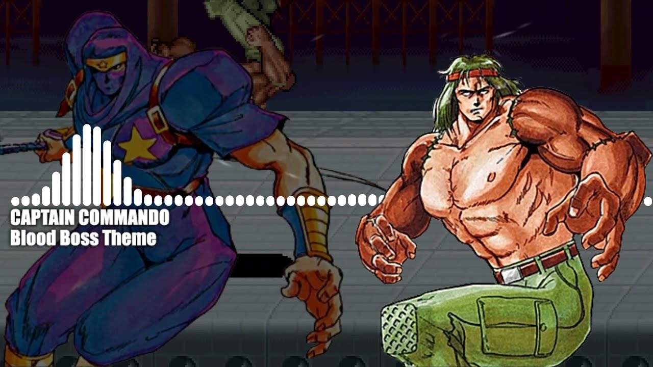Captain Commando | Underground Base Stage (& Blood Boss) Theme (Arcade ...