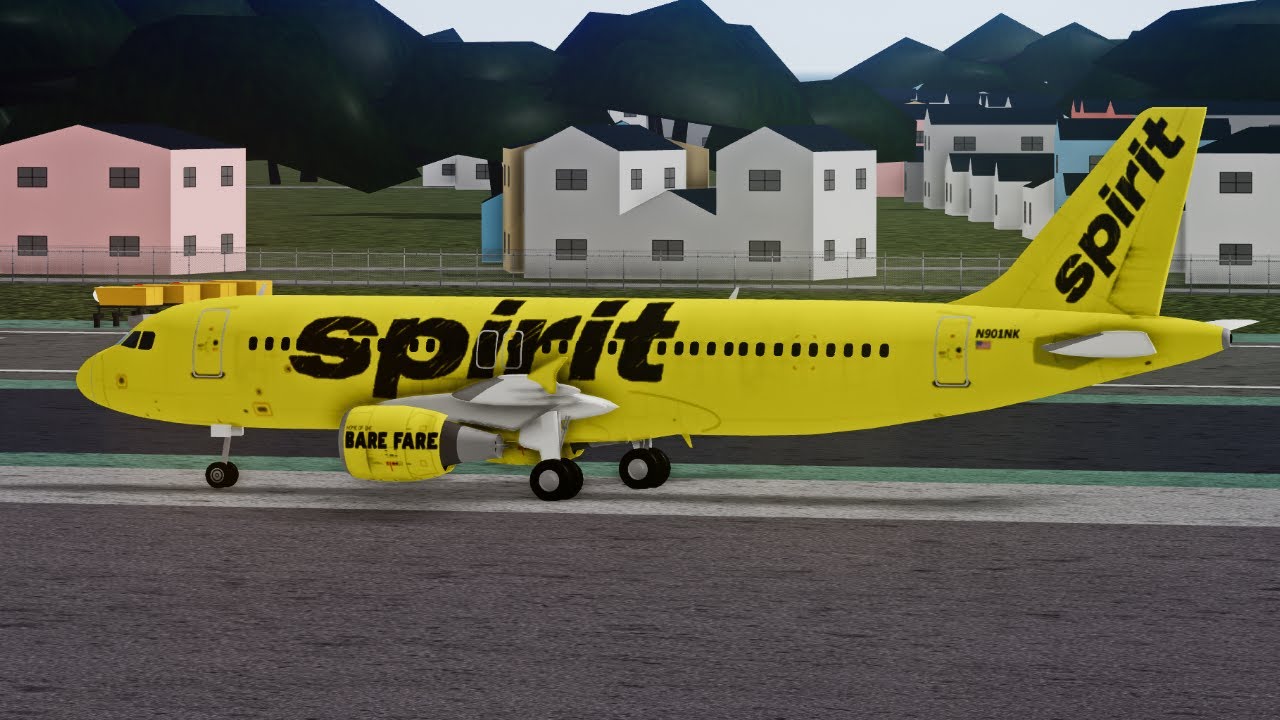 Full Flight: Spirit Airlines | Airbus A320 Oakport Kitesboro (Roblox ...