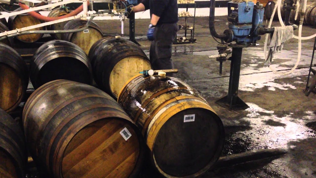 Bunnahabhain Distillery- Whisky Cask filling - YouTube