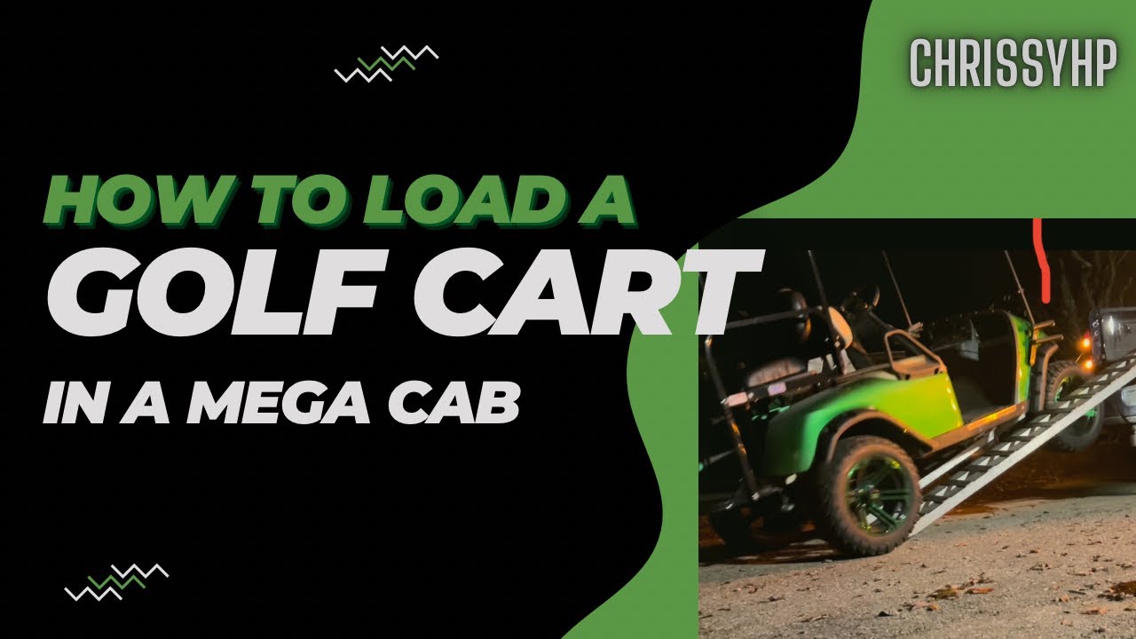 How To Load A Golf Cart for World Cup - YouTube