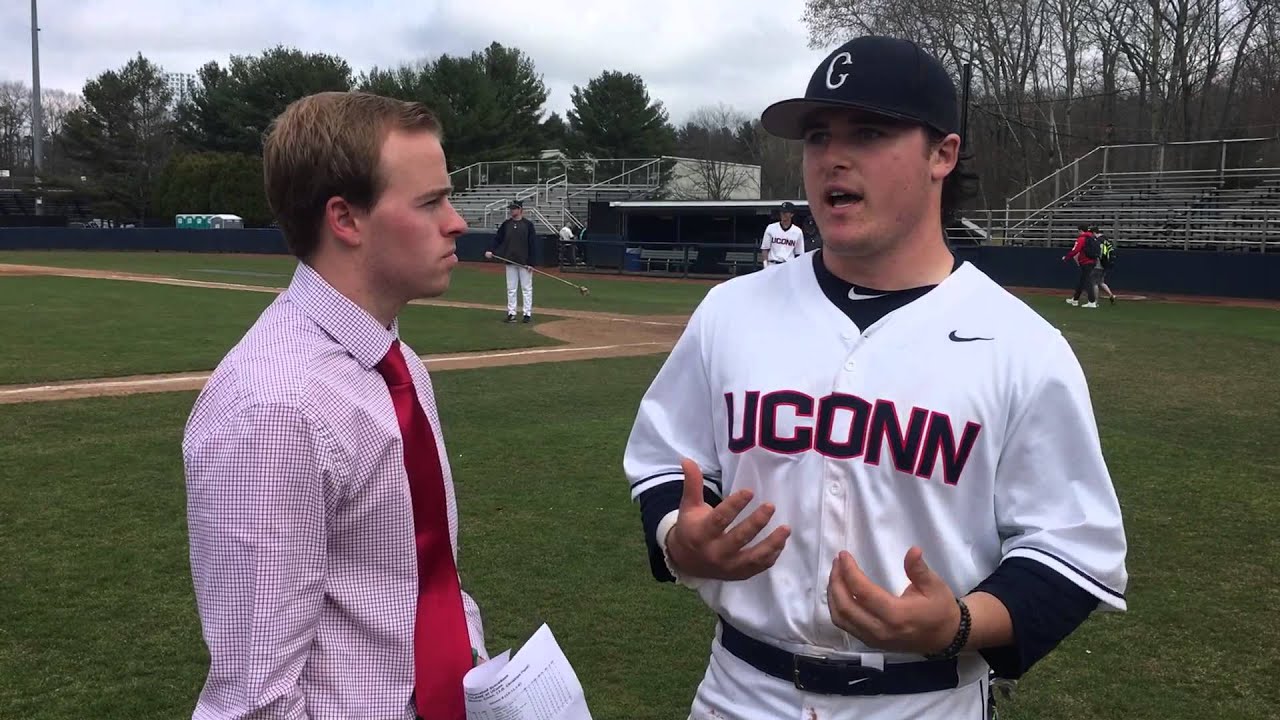 UConn Baseball John Toppa Postgame Tulane, April 1st, 2016 - YouTube