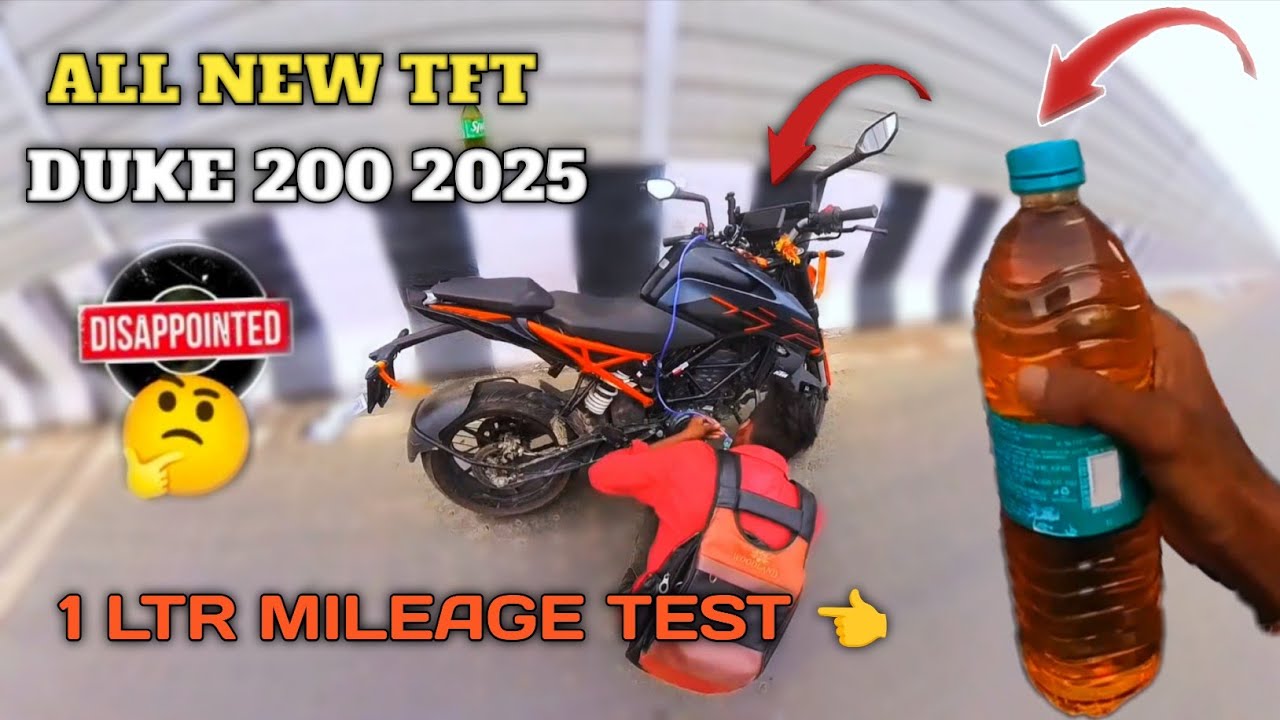 duke 200 mileage test 2025 |🤔 2025 new tft display ktm duke 200 BS7 ...