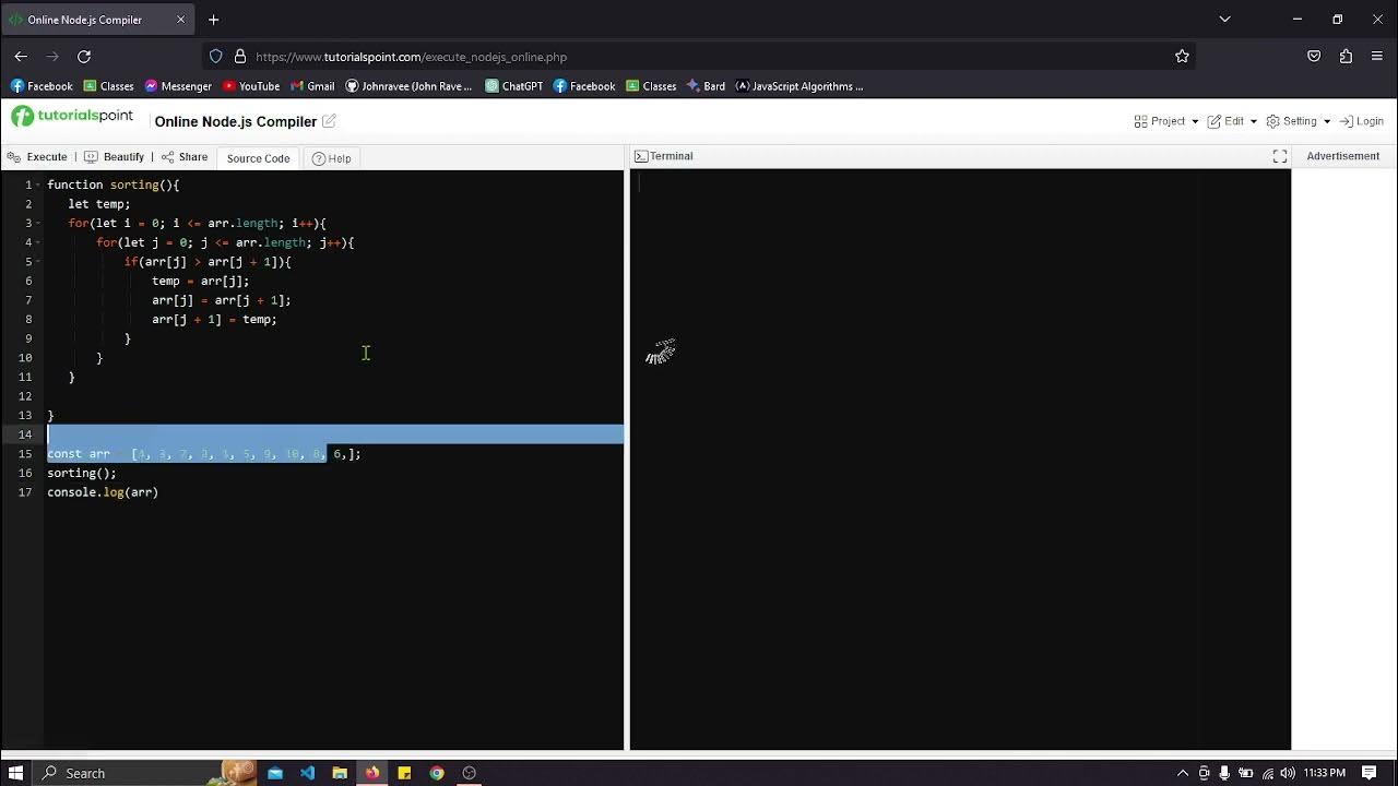 Javascript Sorting Youtube