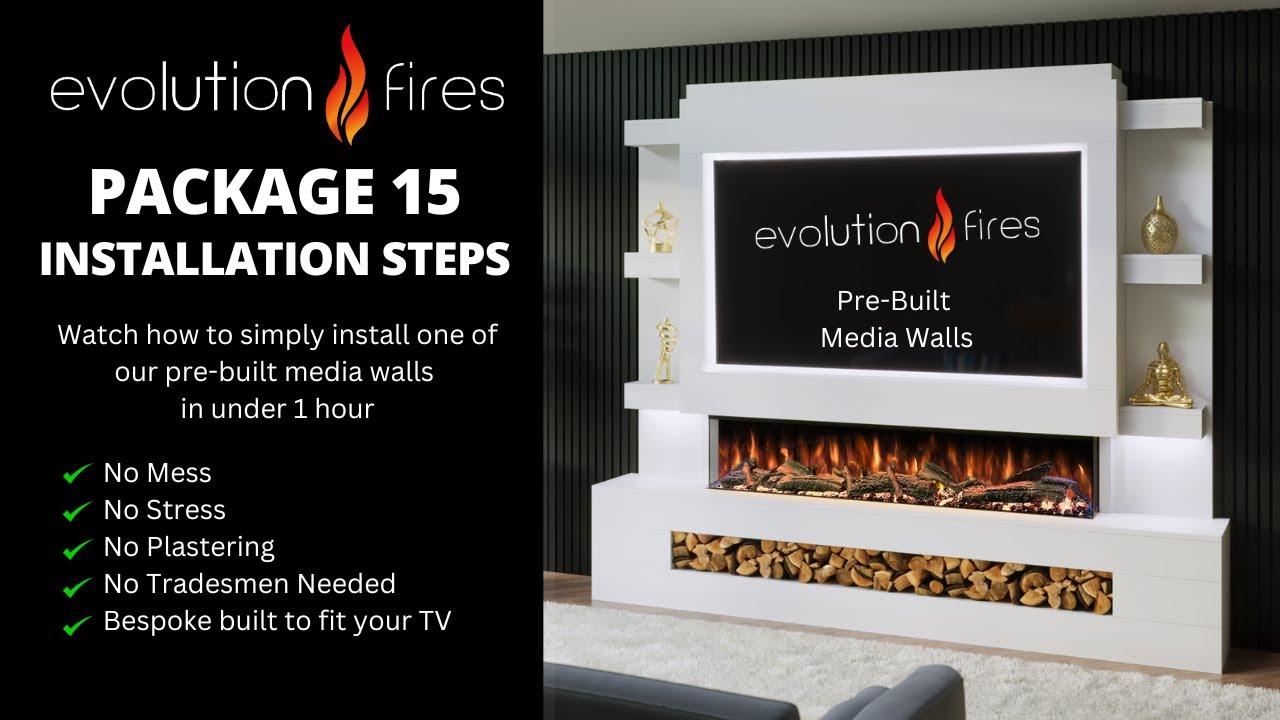 Evolution Fires Package 15 Pre-Built Media Wall Installation Video ...