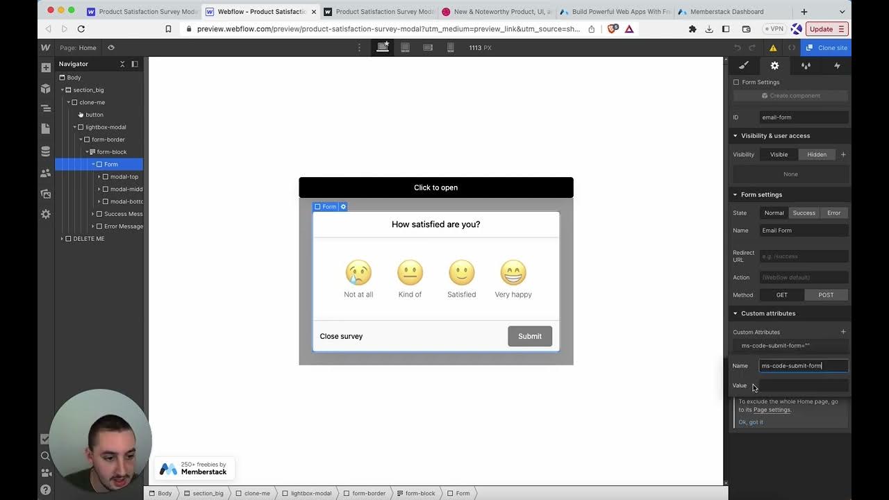 How To Disable Form Submit Button Until Required Fields Are Filled In Webflow - YouTube