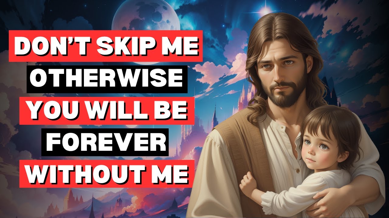 God Says I Will Leave Your Side If You Skip Gods Message For You Today God Voice Message