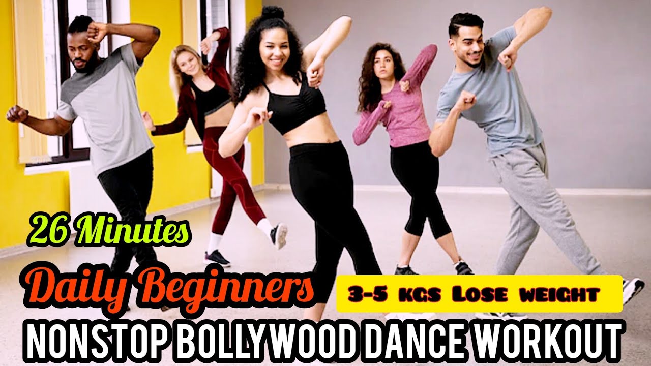 26 Minutes Daily Beginners Nonstop Bollywood Dance Workout | zumba ...