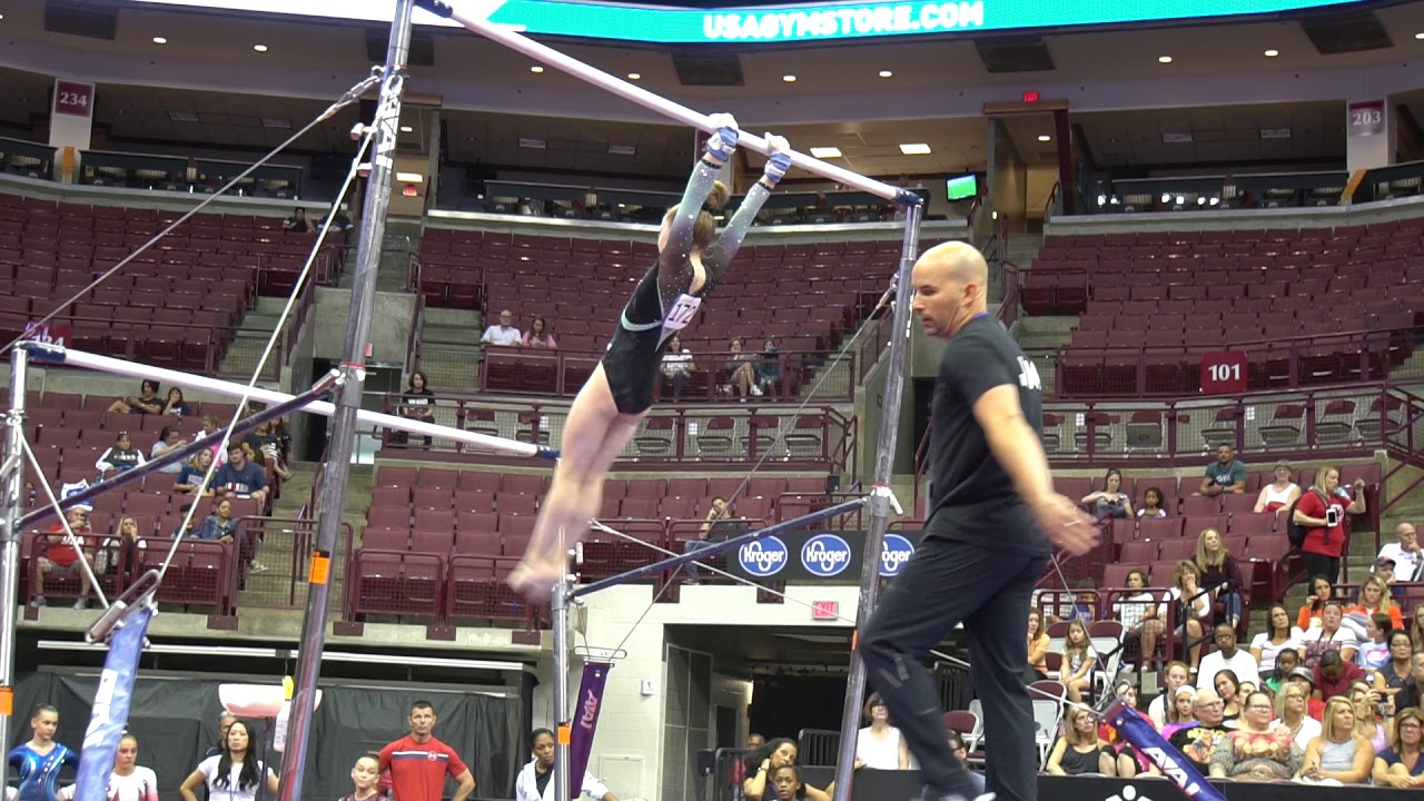 Elizabeth Gantner - Uneven Bars - 2018 GK U.S. Classic - Junior ...