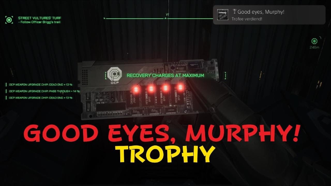 RoboCop: Rogue City how to get 'Good eyes, Murphy!' trophy - YouTube