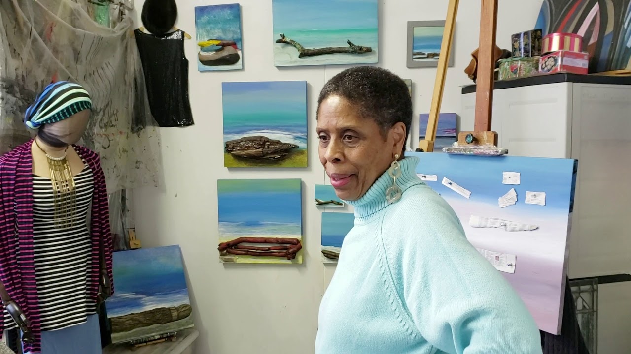 Alberte Bernier | In Studio Interview at Chashama w/ Jannie Wolff - YouTube