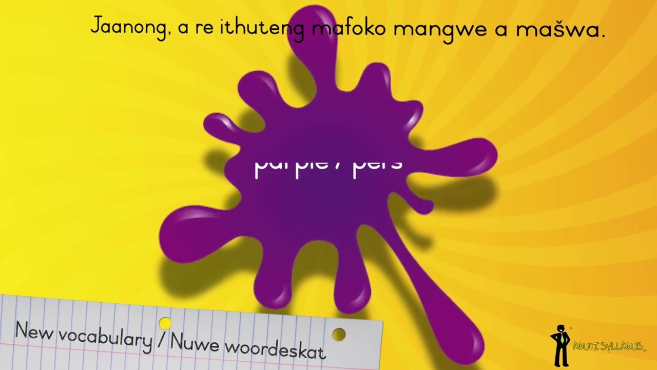 Setswana - Intermediate Phase - Abuti Syllabus - Lesson 11/Les 11 ...