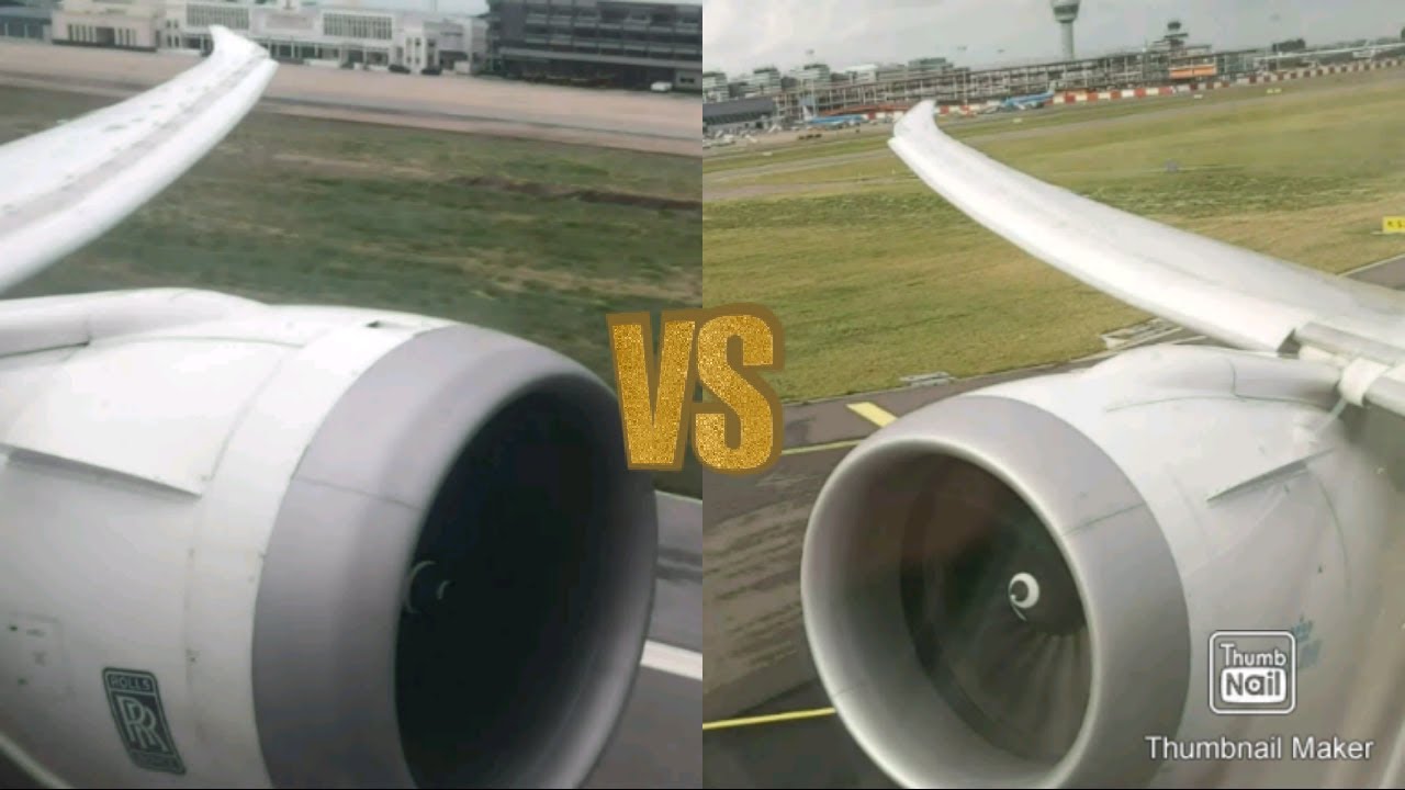 GENX-1B VS RR TRENT 1000 - YouTube