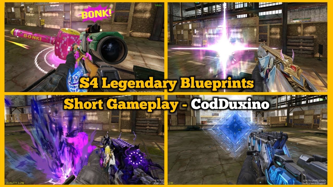 Season 4 - 2025 Legendary Blueprints Gameplay - S4 Leaks CODM - YouTube
