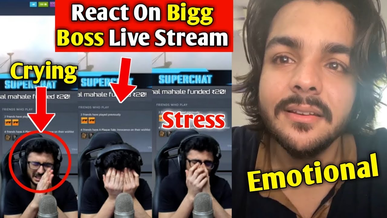 Carryminati Crying In Livestream & Also Reply On Bigg Boss, Ashish ...