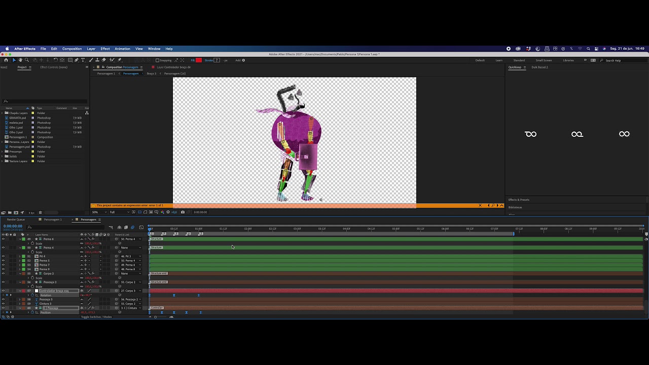 Pablo Inverse Kinematic After Effects - YouTube