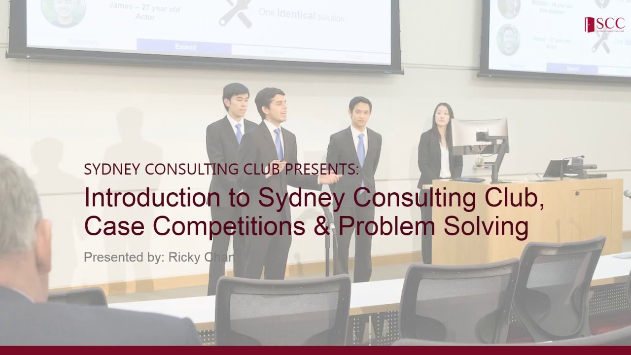 Case Competition Workshop Series Part 1: Introduction to SCC, Case ...